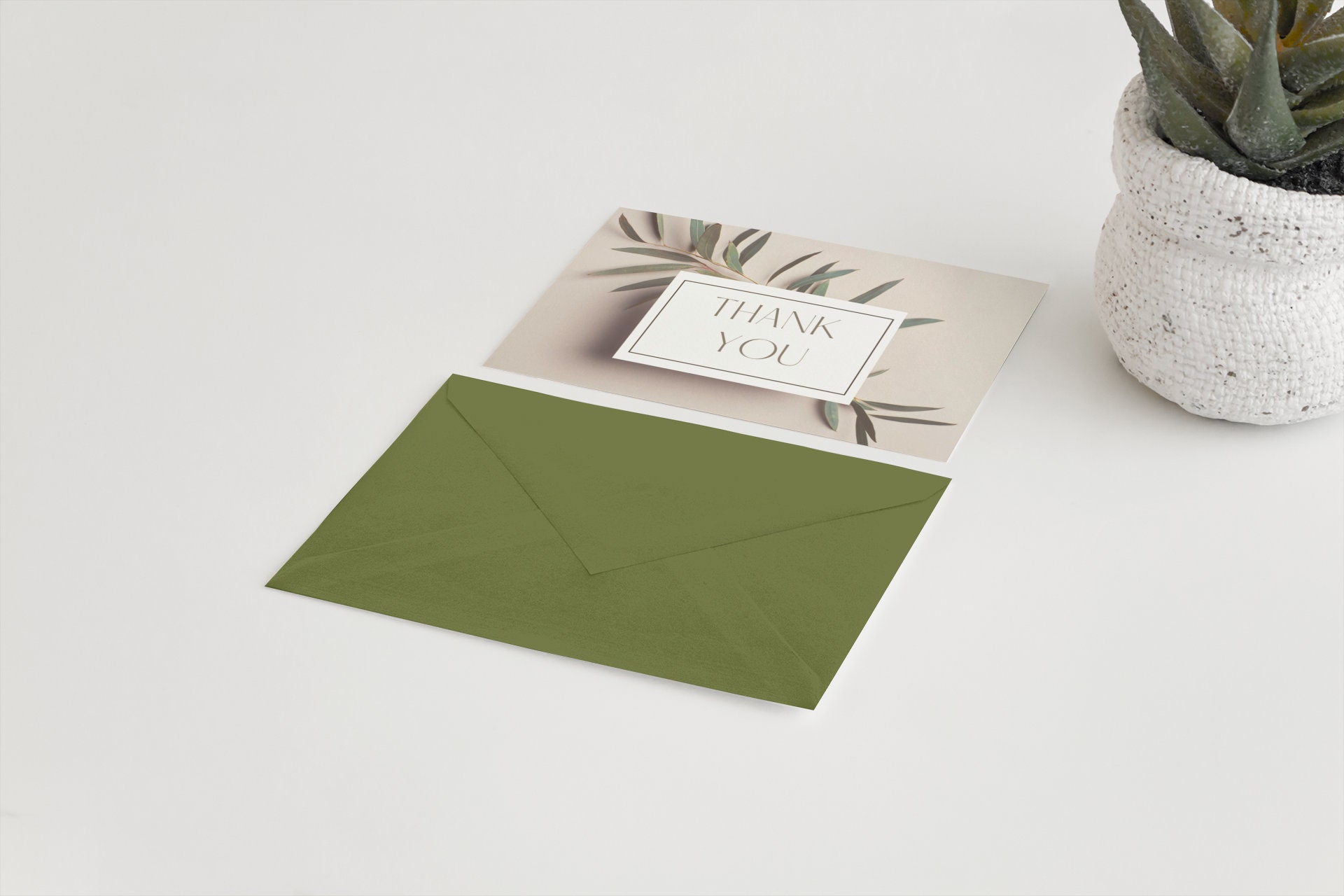 Elegant Thank You Printable E Card Blank Thank You E Card Digital ...