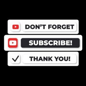 Animated Youtube Like Button Animation Subscribe Button Bell Icon ...