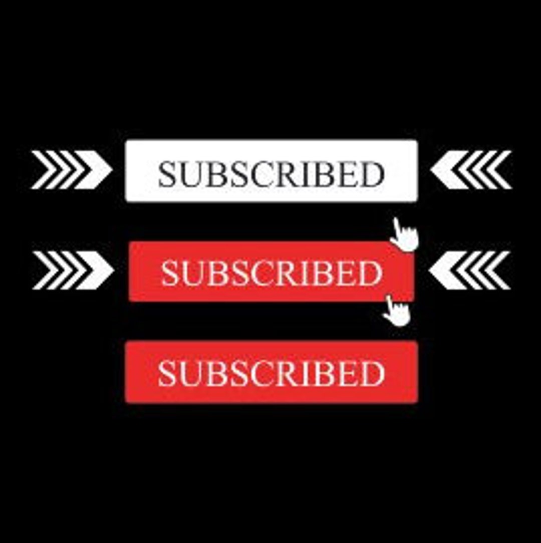 Animated Youtube Like Button Animation Subscribe Button Bell Icon ...