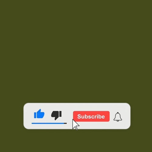 Custom Animated Youtube Subscribe Button Overlay for Intro - Etsy