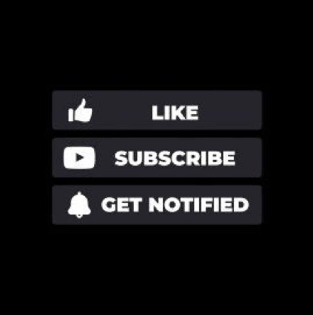 Animated Youtube Like Button Animation Subscribe Button Bell Icon ...