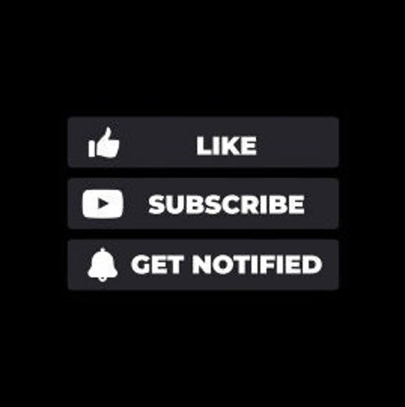 Animated Youtube Like Button Animation Subscribe Button Bell - Etsy