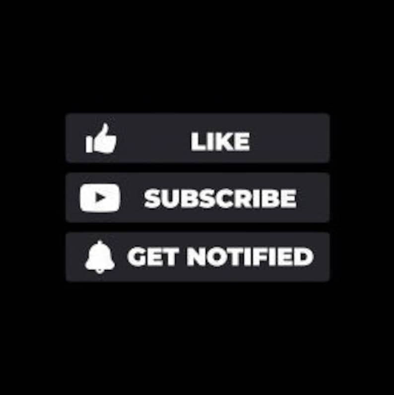 Animated Youtube Like Button Animation Subscribe Button Bell Icon ...
