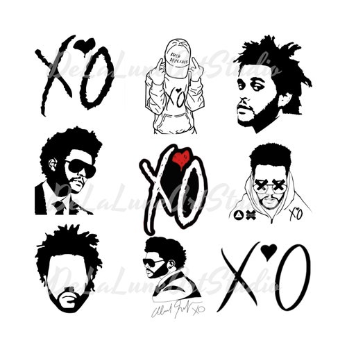 The Weekend Svg Xoxo Svg the Weekend Top Artists Svg Hip - Etsy