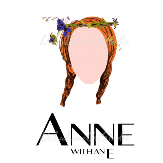 Anne With an E Clipart Anne of Green Gables Clipart | Etsy