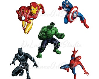 Avengers Team Svg - Etsy