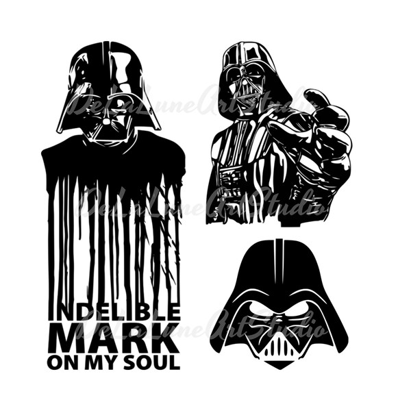 Darth Vader Svg - Etsy