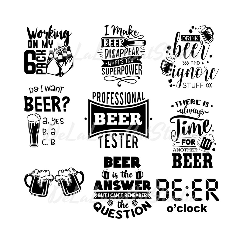 Beer Quote Svg - Etsy