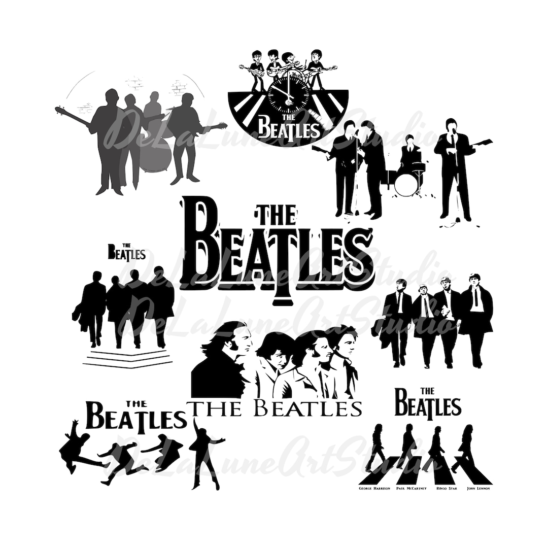 The Beatles SVG, Rock Band, Rock Band Logo, Musician Group, SVG File ...