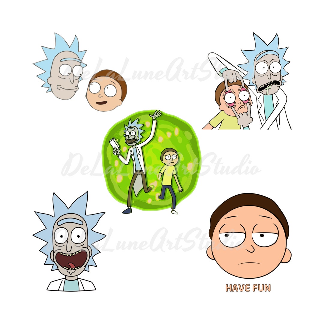 Rick and Morty SVG - Rick Sanchez - Rick and Morty - Cartoon SVG ...