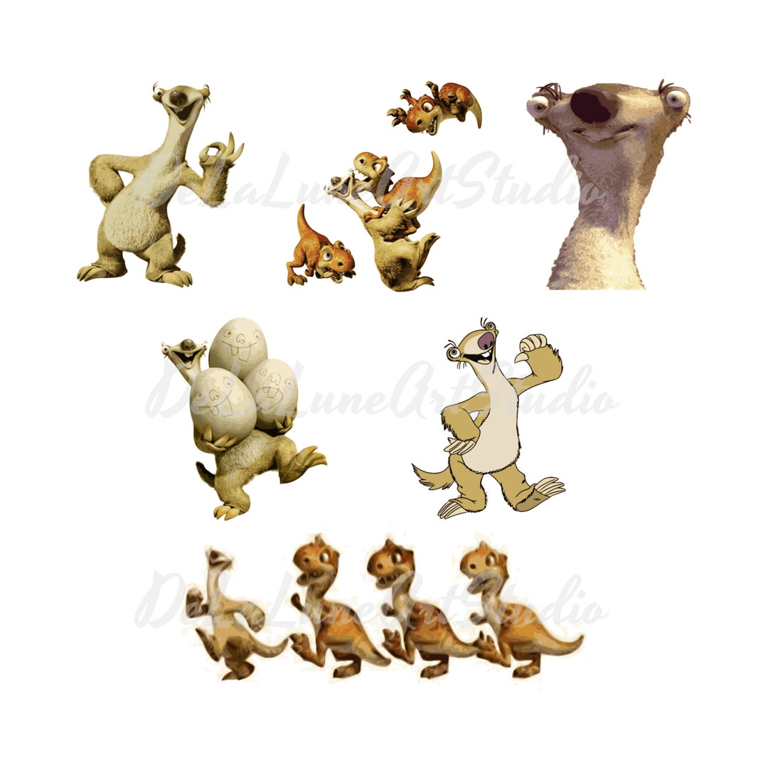 Ice Age Svg, Ice Age Cricut, Sid Svg, Ice Age Layered Svg, Ice Age Cut ...