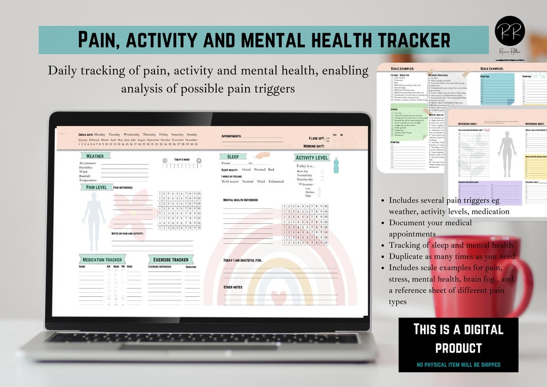 Pain, Mental Health and Activity Tracker / Daily Chronic Illness ...