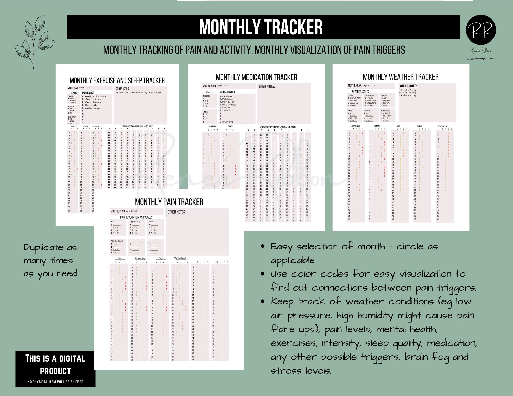 Hip Surgery Medical Binder / Hip Replacement / Easy Customization ...