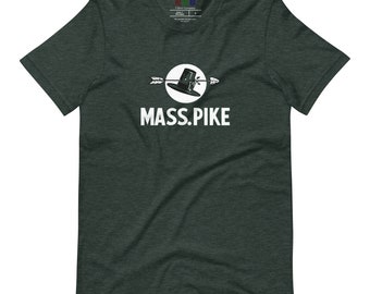 Mass Pike T-shirt Road Sign Massachusetts Turnpike Route 90 Car Travel ...