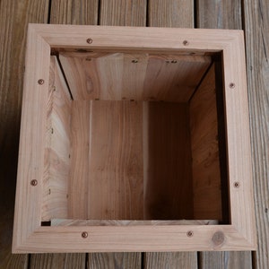 Modern Farmhouse Shaker Cedar Planter - High Quality Build and ...
