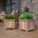 Modern Farmhouse Shaker Cedar Planter High Quality Build and Materials ...
