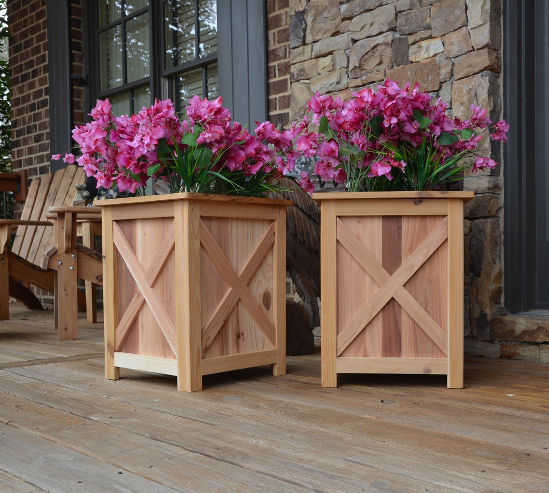 Large Farmhouse Planter High Quality Build and Materials - Enclosed ...