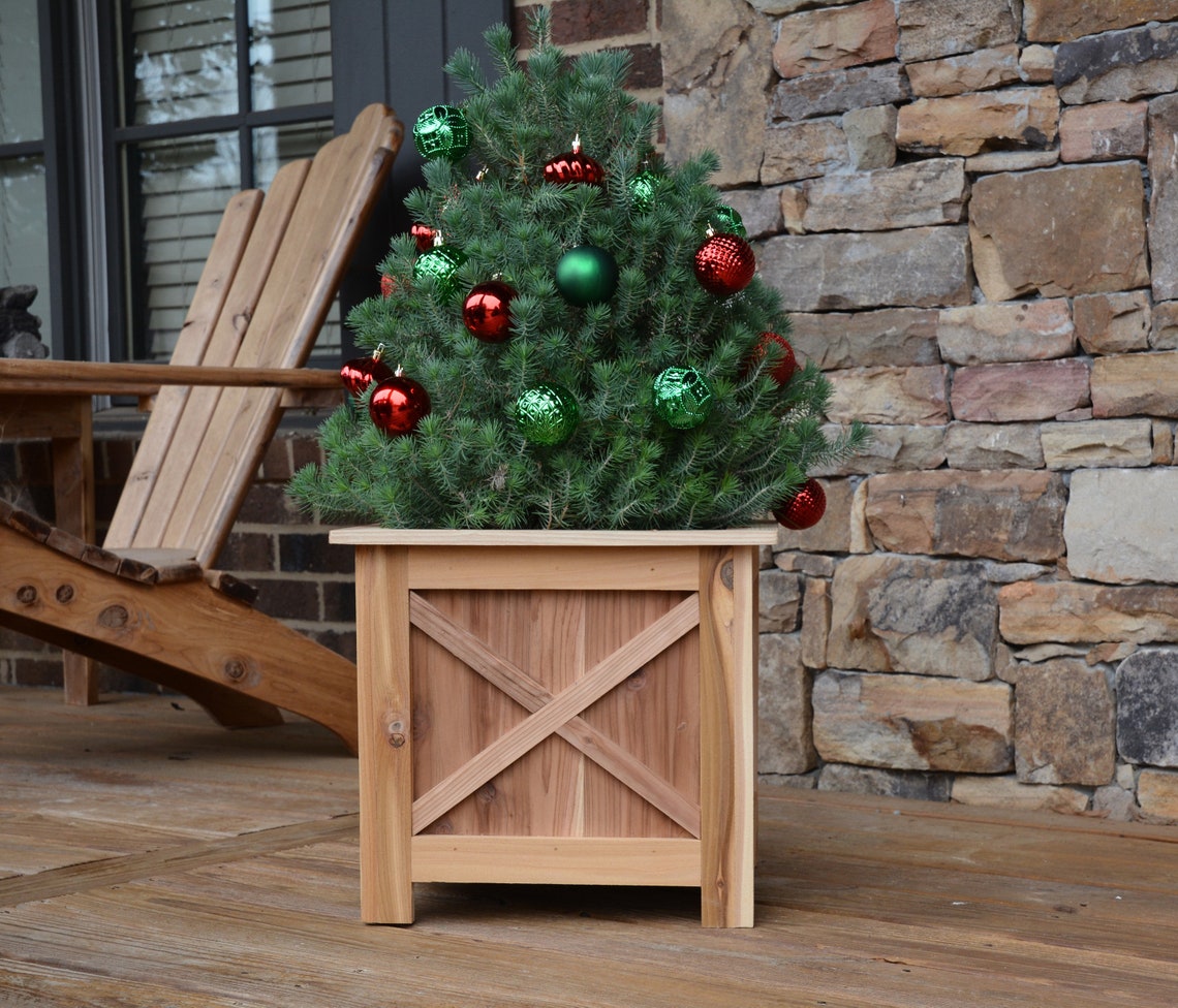 Farmhouse Solid Cedar Planter Box High Quality Build and - Etsy