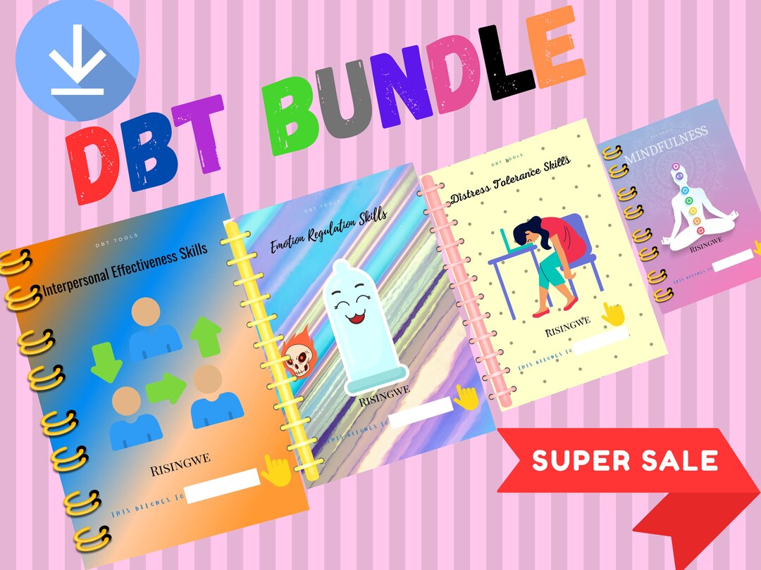 DBT Bundle, Dbt Therapy, Social Emotional Learning, Therapy Worksheet ...