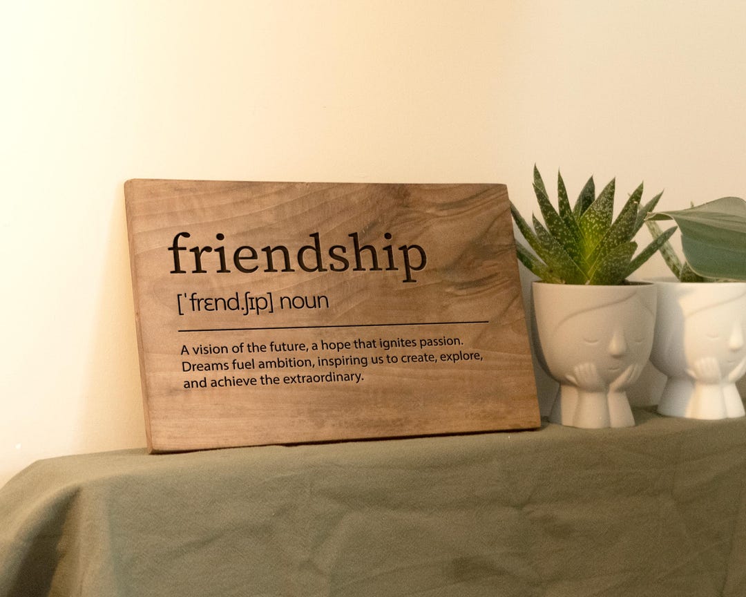 CUSTOM WORD Definition | Wooden Engraved Dictionary | Book Lover Gift ...