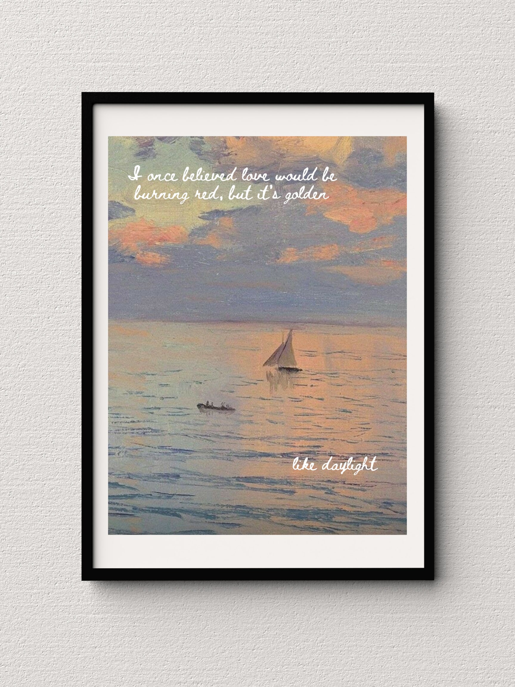 Daylight Lover Collection Taylor Swift Inspired Wall Art - Etsy
