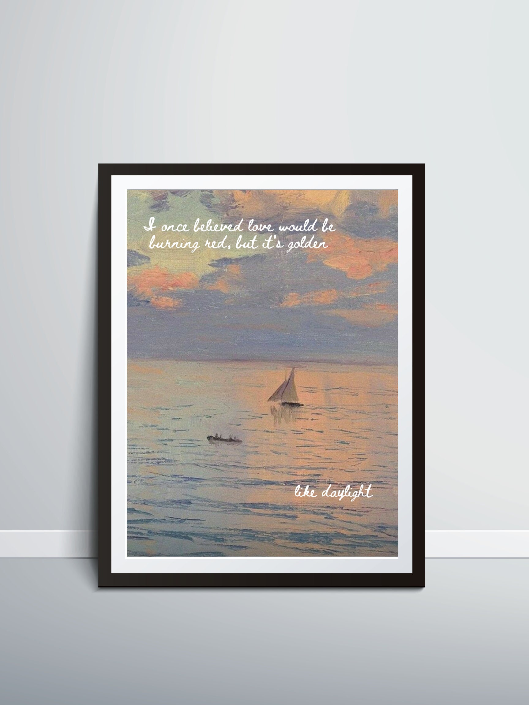 Daylight Lover Collection Taylor Swift Inspired Wall Art - Etsy