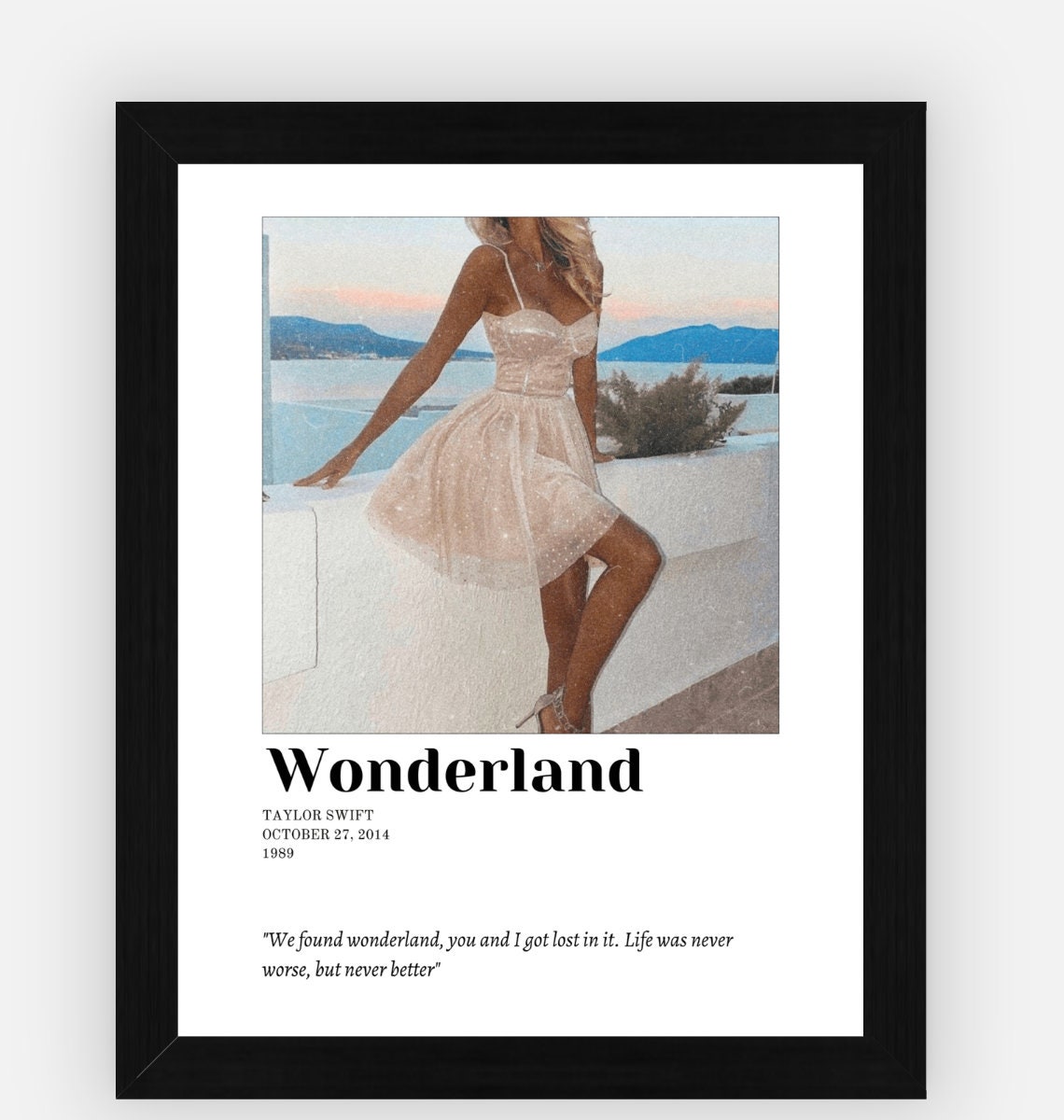 Taylor Swift Wonderland Polaroids