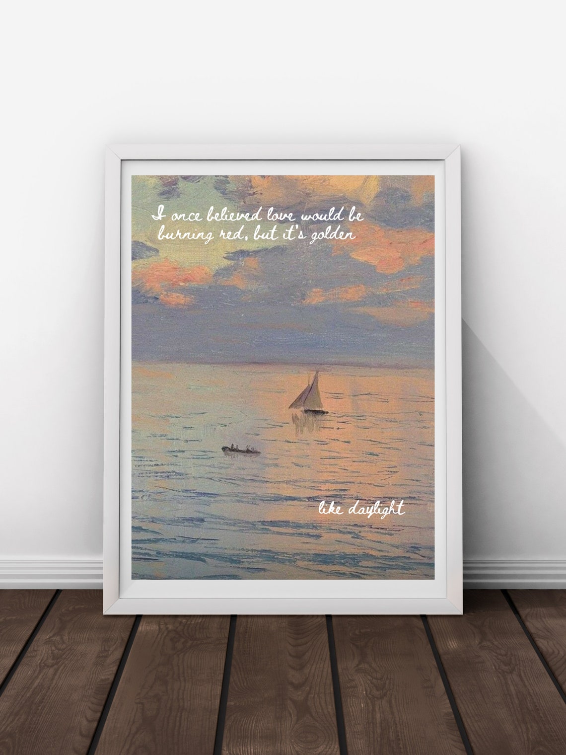 Daylight Lover Collection Taylor Swift Inspired Wall Art - Etsy