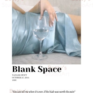 Blank Space 1989 Taylor Swift Inspired Wall Art Taylor - Etsy