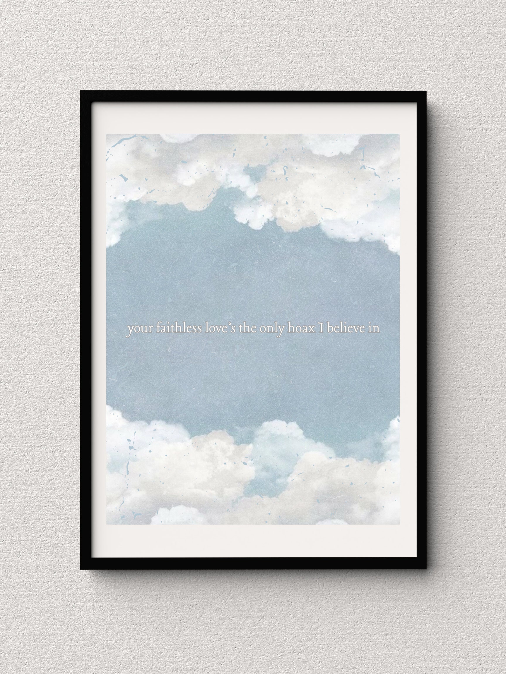 Hoax Folklore Taylor Swift Inspired Wall Art Taylor Swift Inspired ...