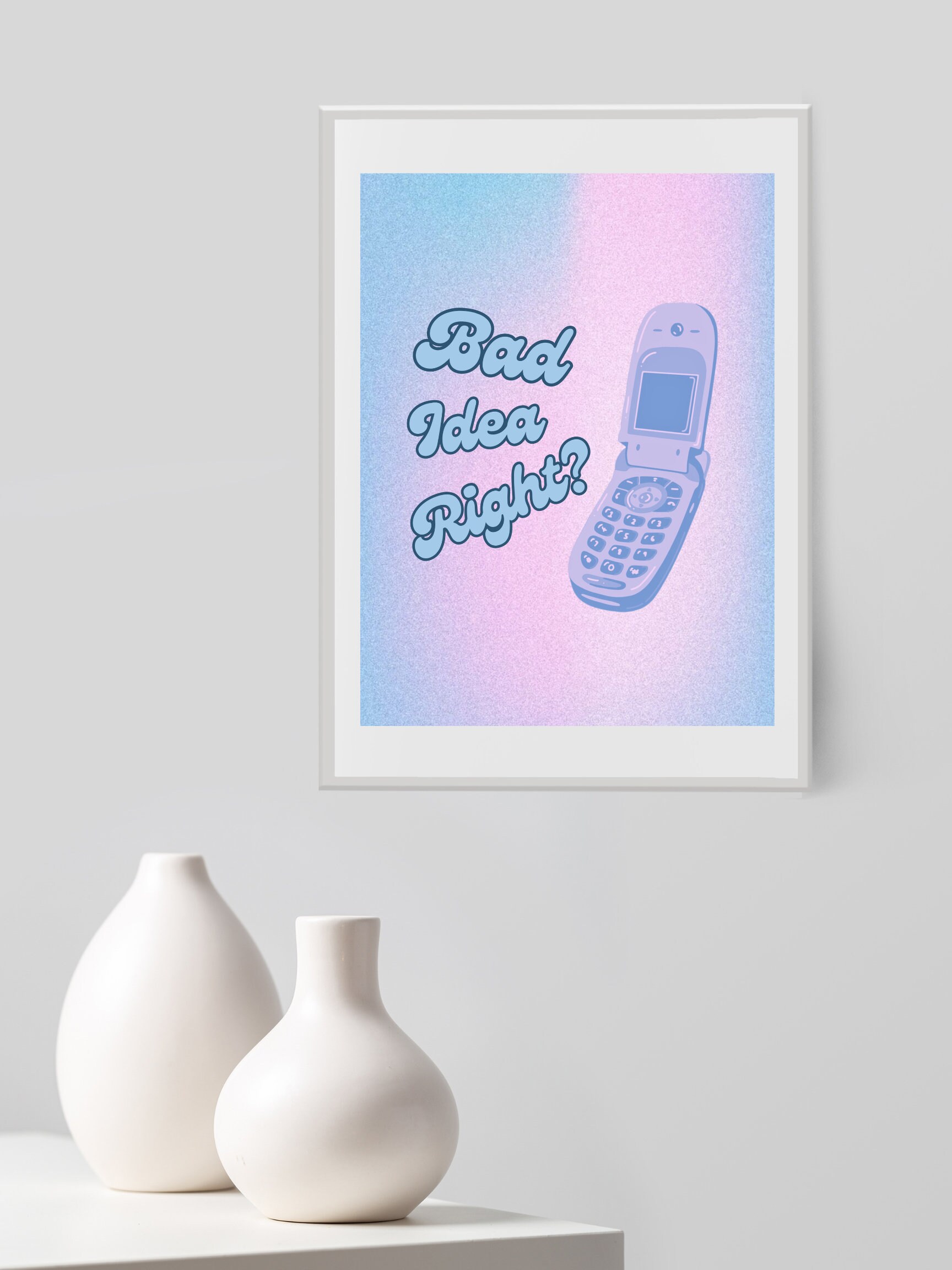 Bad Idea Right? | Guts Collection | Olivia Rodrigo Inspired Wall ...