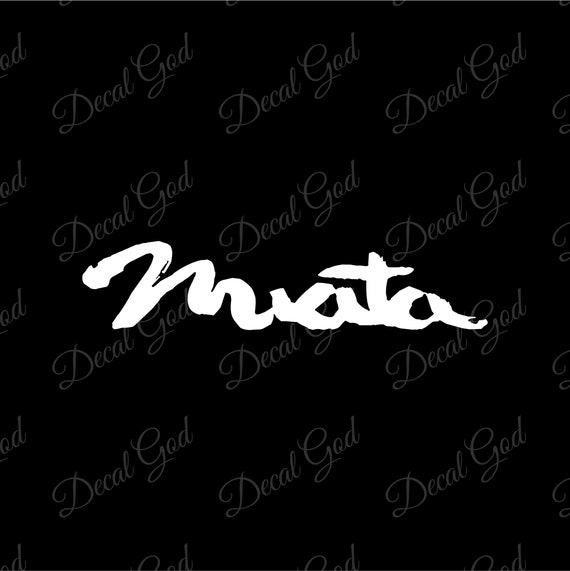 Mazda Miata Emblem Logo Vinyl Decal Sticker | Etsy