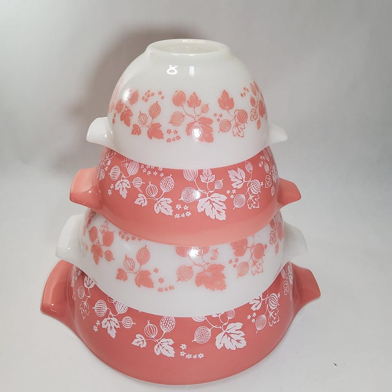 Pink Pyrex Bowls - Etsy