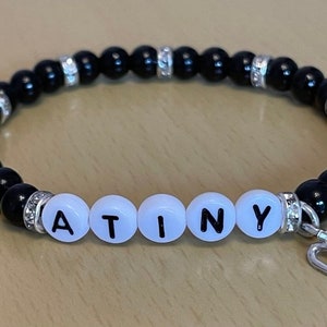KPOP Ateez / Atiny Bracelets, Glass Pearl Beaded Bracelets, Jewellery ...