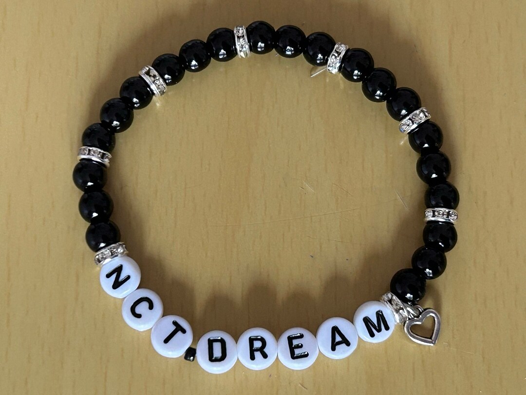 KPOP NCT DREAM Bracelets, Glass Pearl Beaded Bracelets, Jewellery, Hand ...