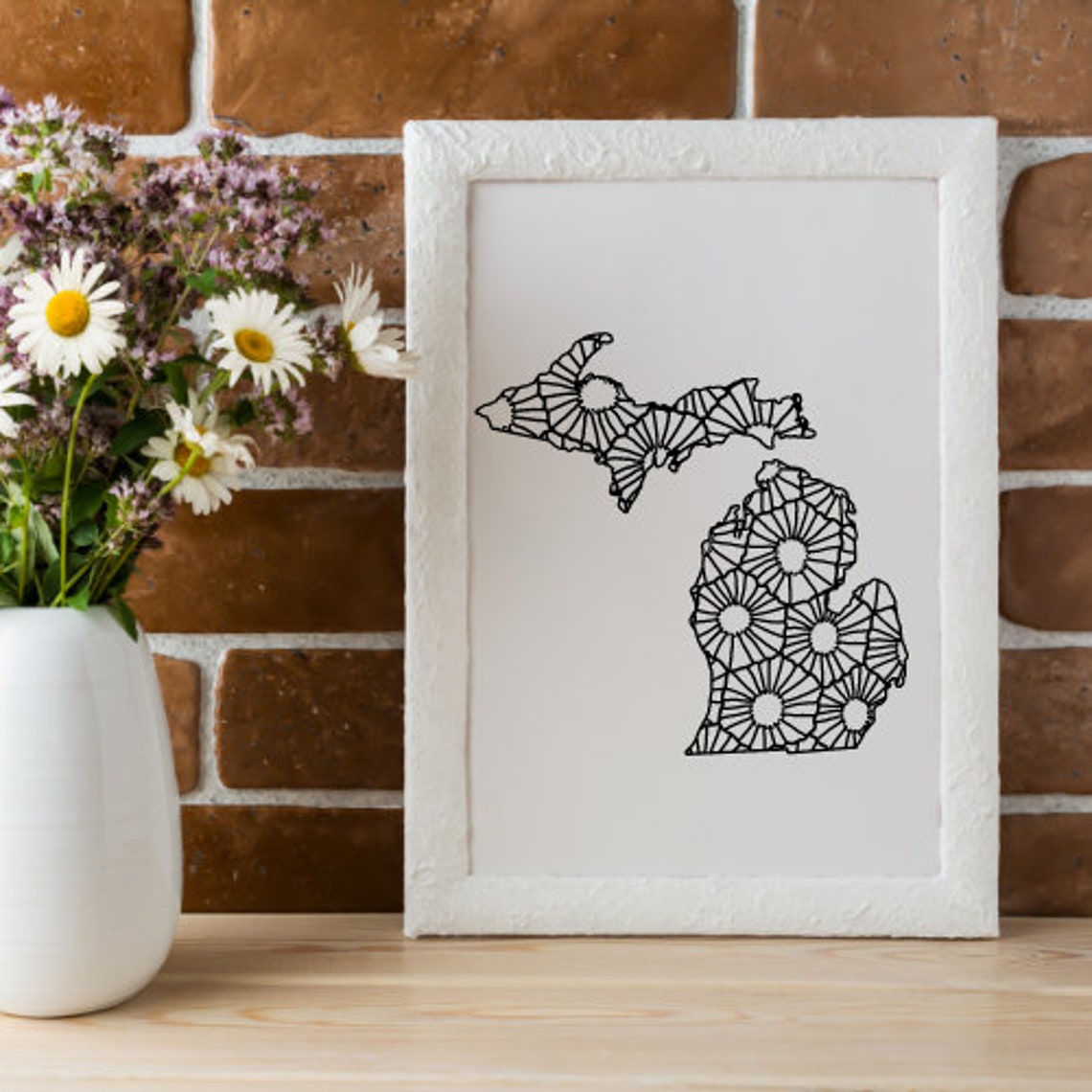 Michigan Petoskey Stone SVG File - Etsy