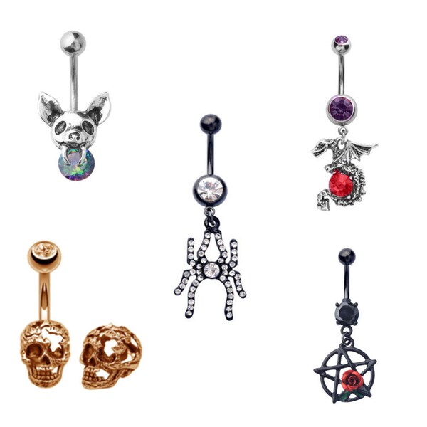 Alien Belly Button Rings - Etsy