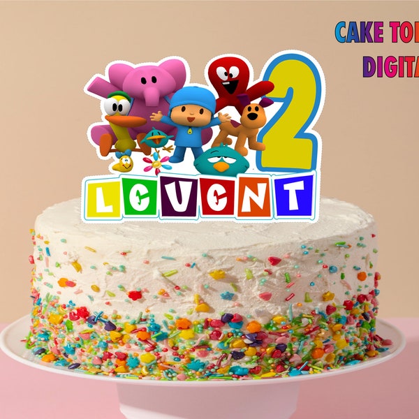 Pocoyo Printable Cake Topper - Etsy