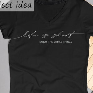 Enjoy Life Svg, Inspirational Gift Svg, Motivational Quote Svg ...