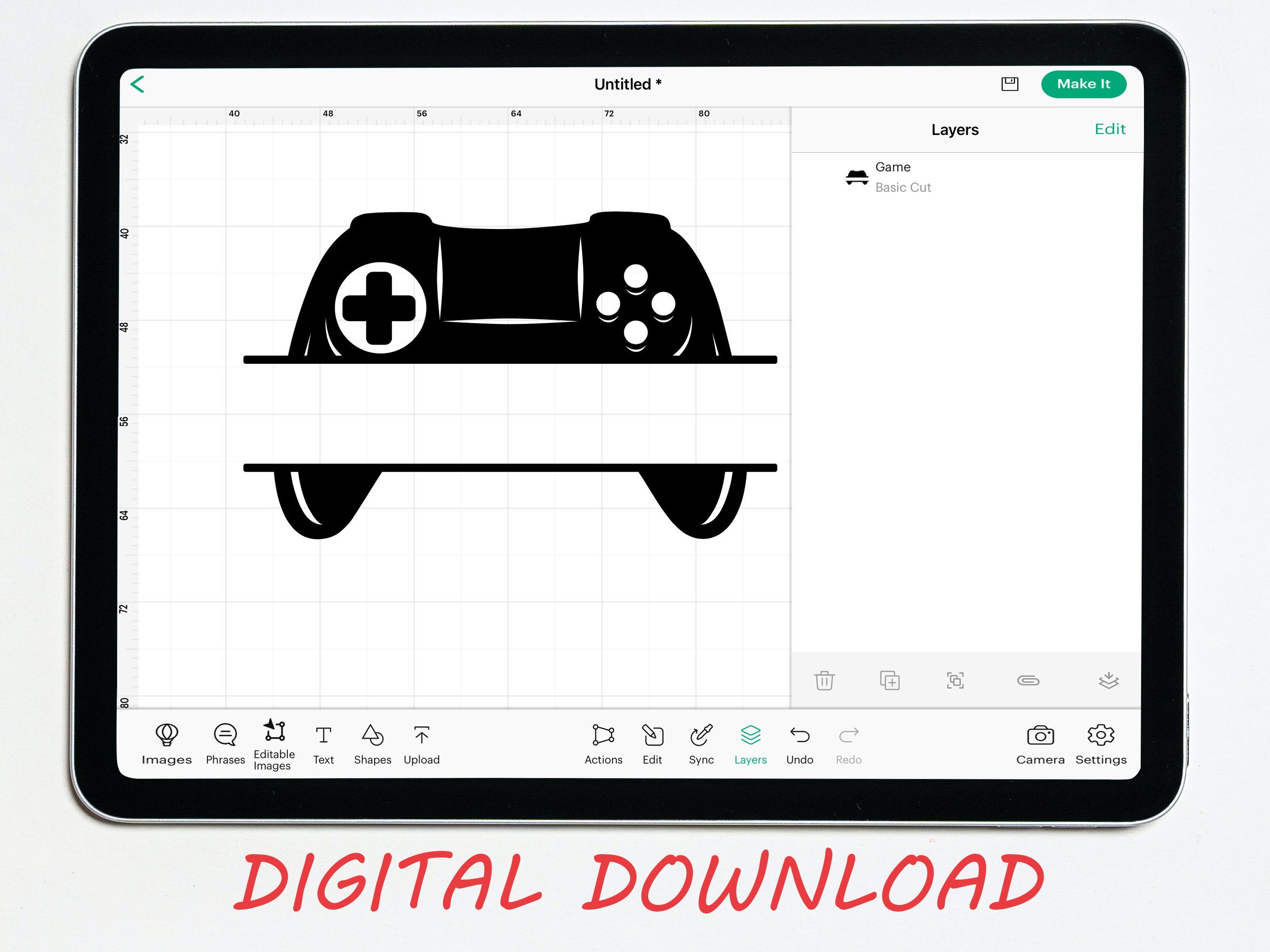 Game Controller Monogram SVG, Game Controller PNG, Game Controller SVG ...