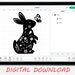 Spring Rabbit SVG, Spring Rabbit PNG, Floral Rabbit SVG, Bunny ...