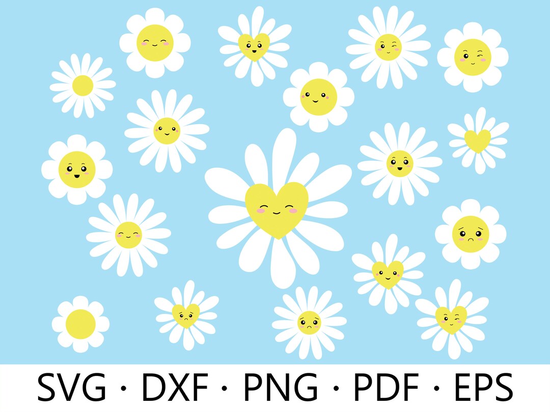 Daisy Svg, Daisy Svg Bundle, Daisy Flower Svg, Daisy Png, Daisy Clipart ...