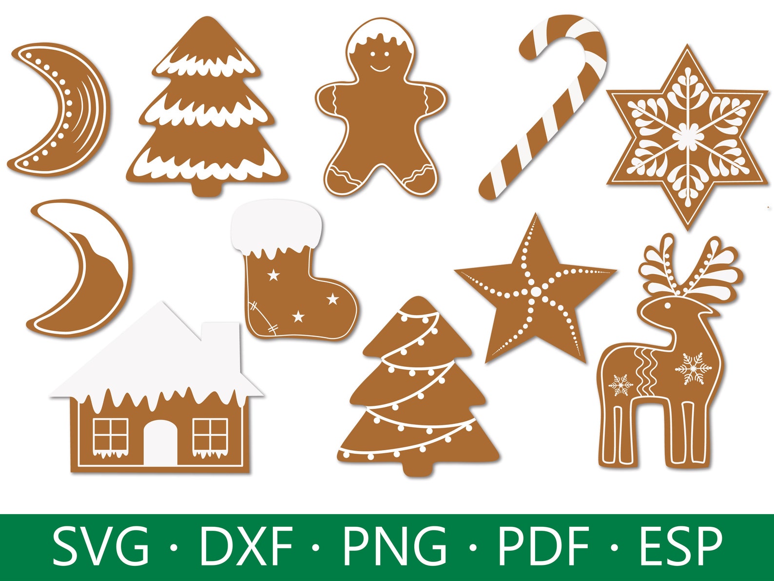Gingerbread SVG, Gingerbread SVG Bundle, Gingerbread SVG Cricut ...