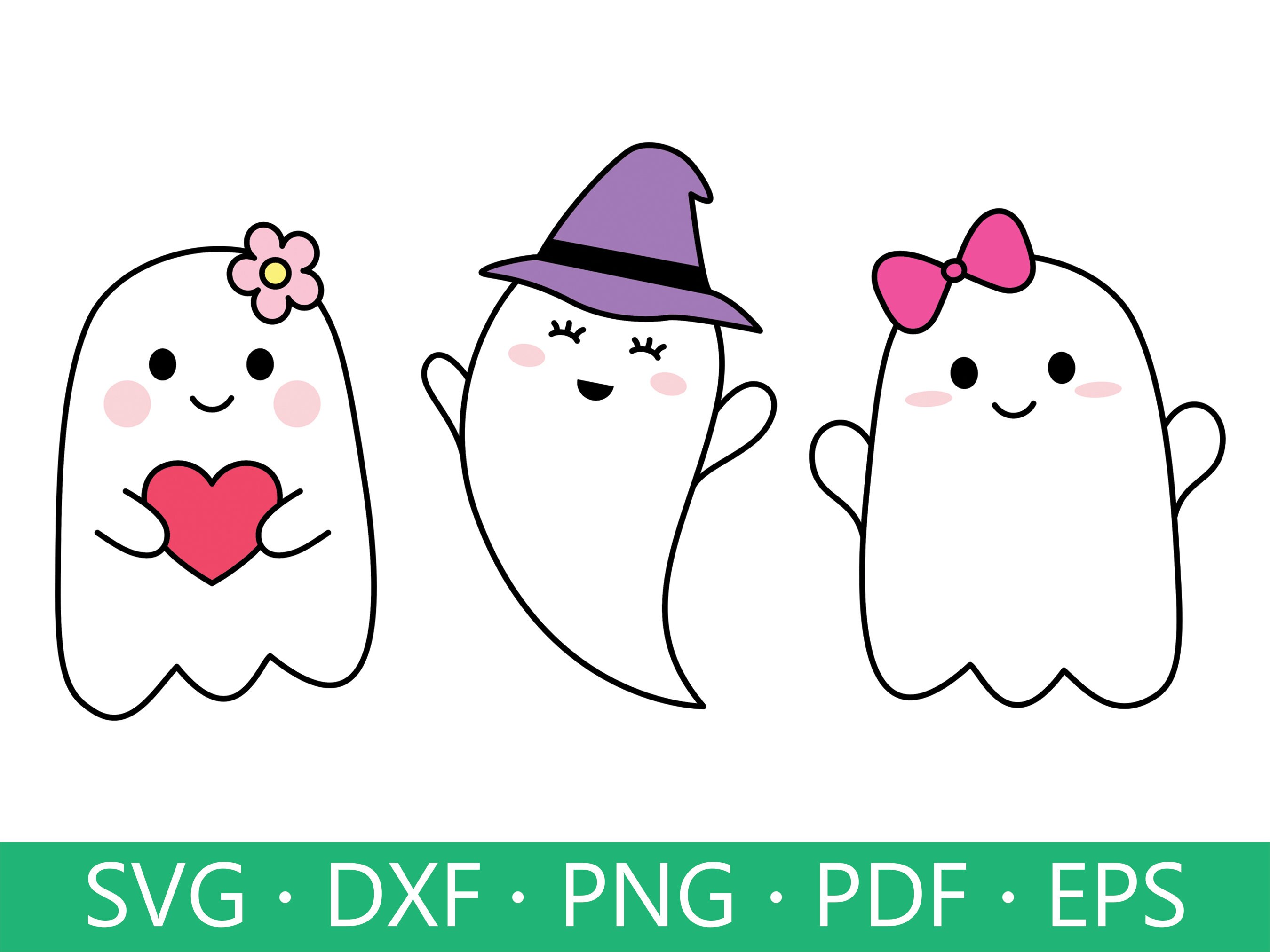 Ghost SVG Ghost PNG Cute Ghosts SVG Halloween Ghost Svg - Etsy
