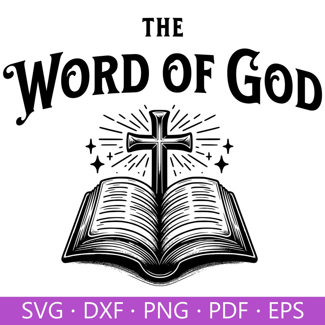 Christian SVG, Word of God SVG, Bible Verse SVG, Motivational Quotes ...