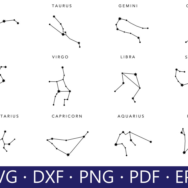 Constellation Svg - Etsy
