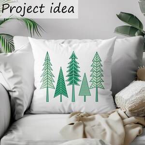 Trees Bundle, Clipart SVG, PNG, EPS, Fir Trees Printable, Nordic Tree ...