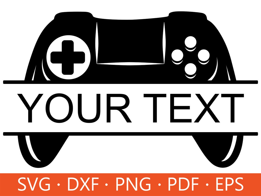 Game Controller Monogram SVG, Game Controller PNG, Game Controller SVG ...