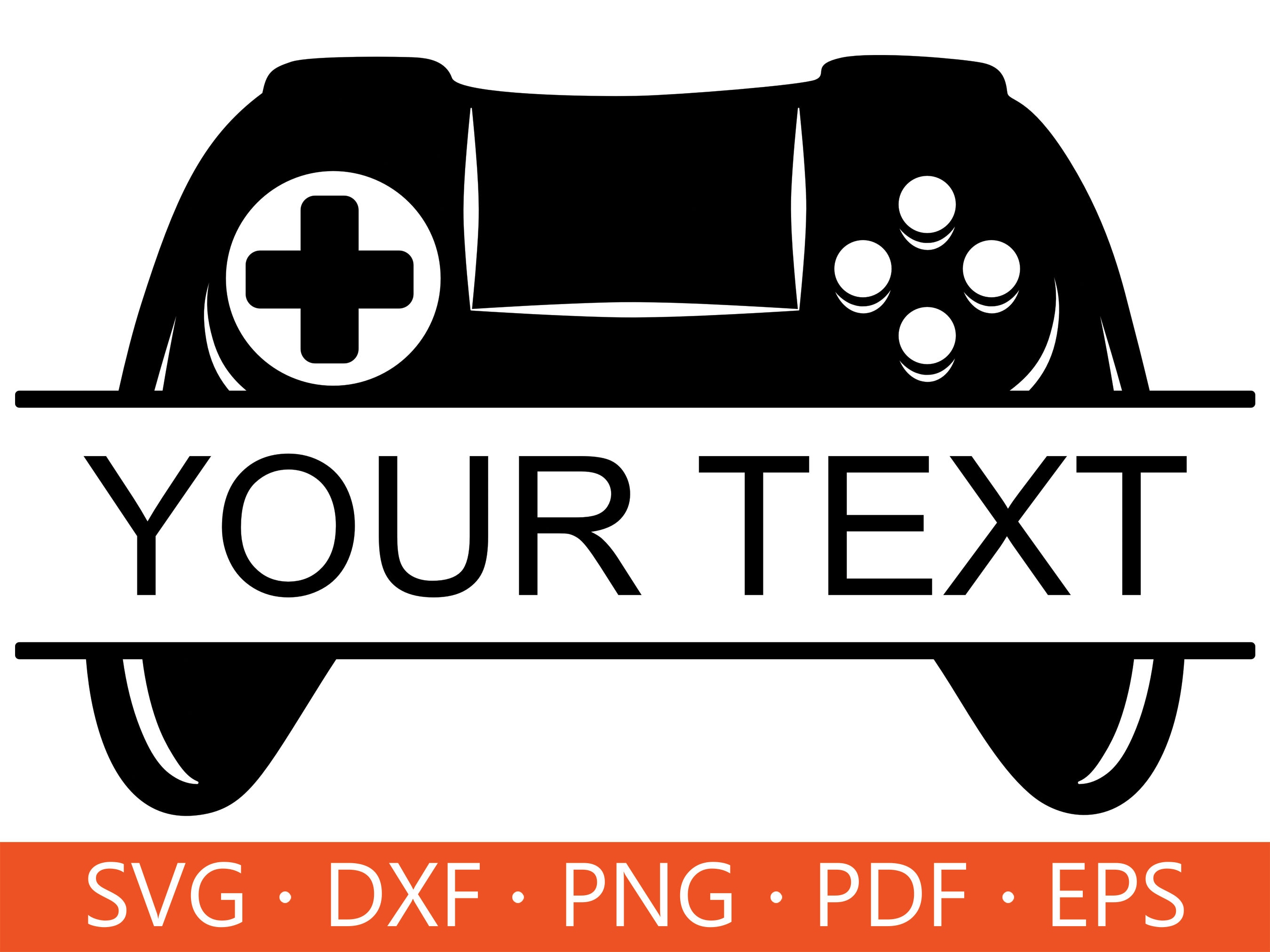 Game Controller Monogram SVG, Game Controller PNG, Game Controller SVG ...