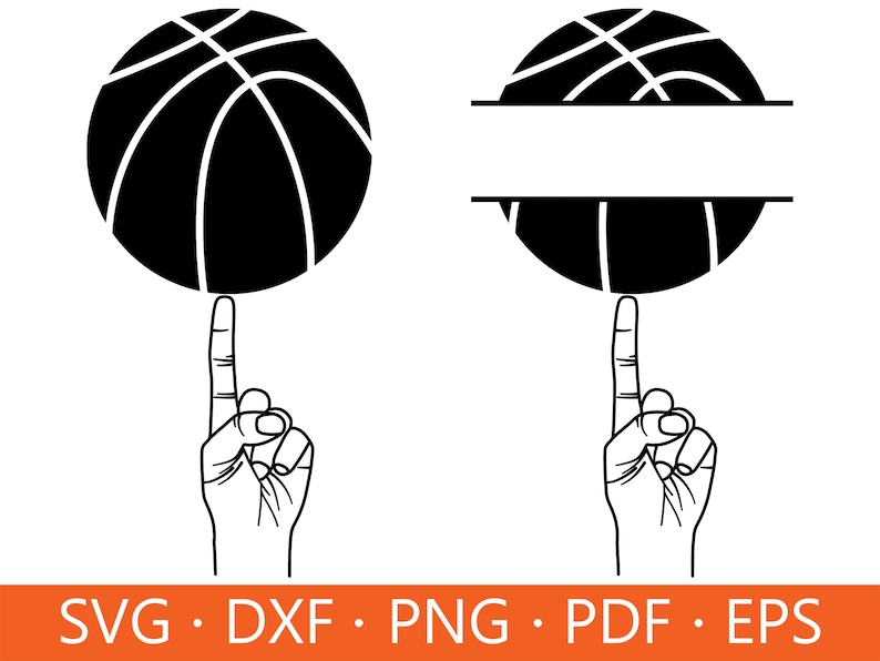 Basketball SVG, Basketball Monogram Svg, Basketball Clipart, Basketball ...